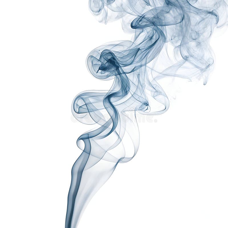 Smoke Icon Isolated on White Background Stock Illustration ...