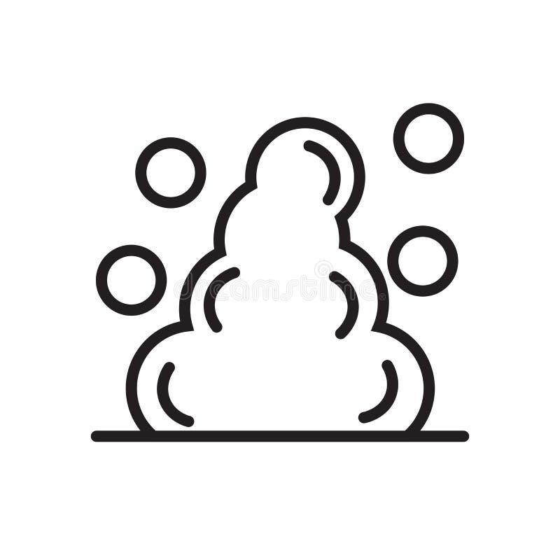 Smoke Icon Vector Sign and Symbol Isolated on White Background Stock ...