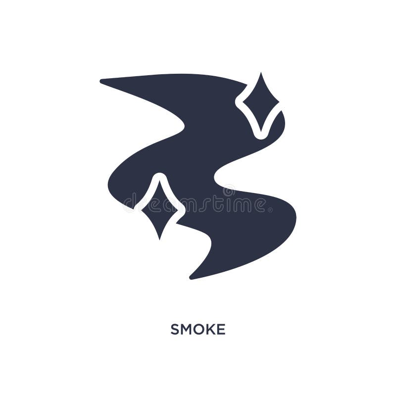 Smoke Icon on White Background. Simple Element Illustration from Magic ...