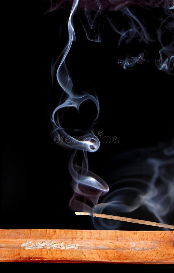 Smoke of incense stock image. Image of incense, tranquility - 13167639