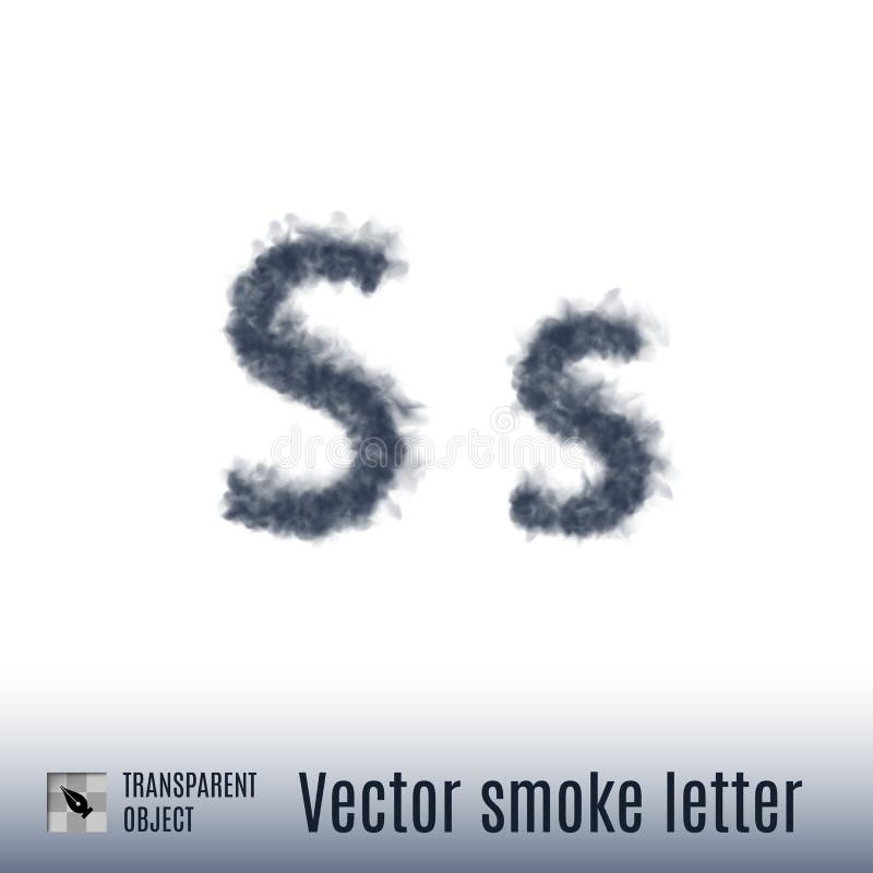 Smoke Letter stock illustration. Illustration of blaze - 91826297