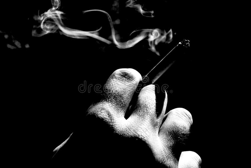 Smoke stock photo. Image of habit, shadows, smoking, cigarette - 48729566