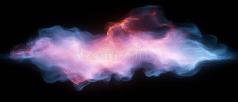 Smoke and Lightning Overlay Texture Showcasing Dynamic Energy and ...
