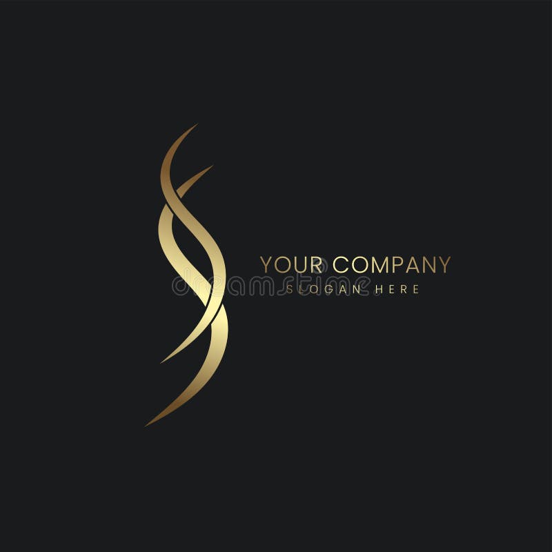 Smoke Logo, Icon, Symbol and Design of Water Wave Icon Isolated on Dark ...