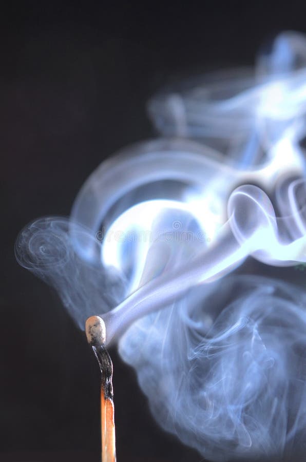 Smoke and matches stock image. Image of flaming, danger - 89264637