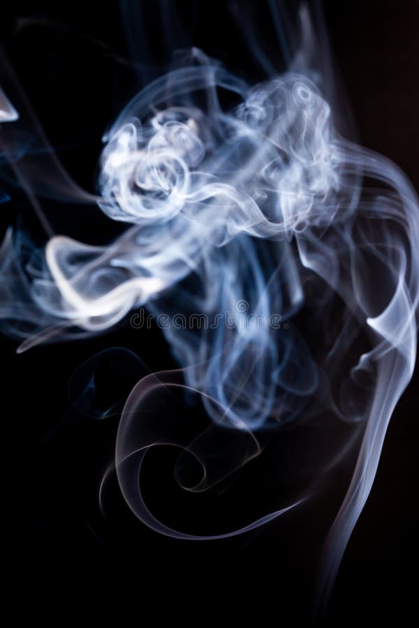 Smoke Motion on Black Background Stock Photo - Image of concept, flow ...