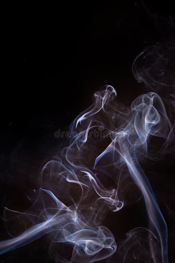 Smoke Motion on Black Background Stock Photo - Image of isolated ...