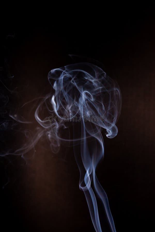 Smoke Motion on Black Background Stock Image - Image of flowing, cosmic ...
