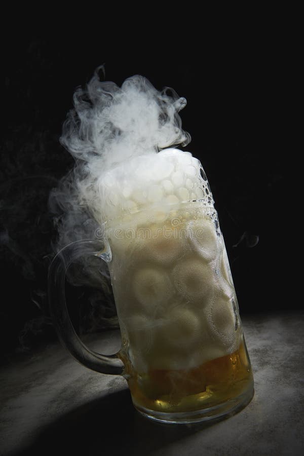 Smoke Overflowing Over the Cup Stock Photo - Image of glass, food ...