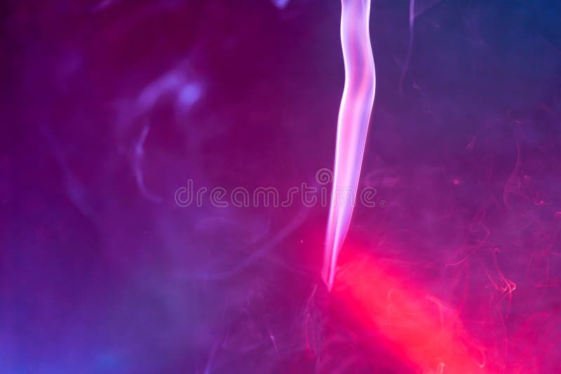 Smoke Photographed in the Studio with Copy Space and Background Stock ...