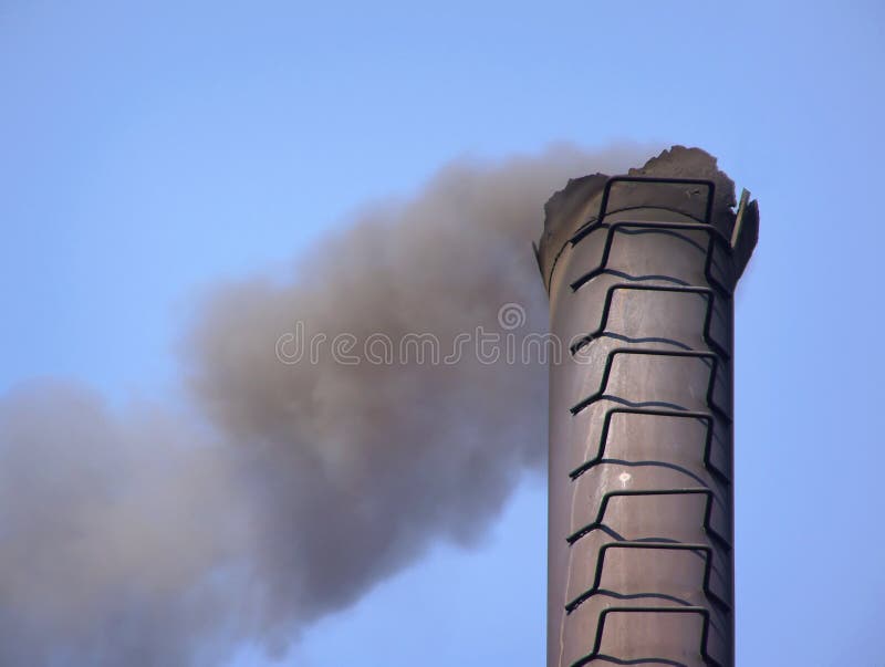 Smoke from pipe stock photo. Image of chemical, fume - 11358096