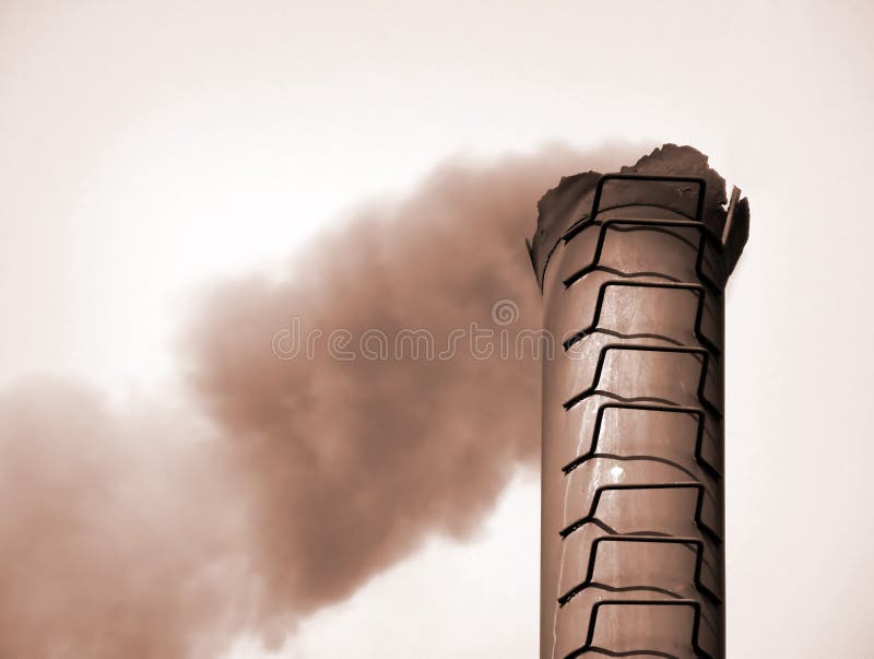 Smoke from pipe stock photo. Image of atmosphere, destructive - 13070354
