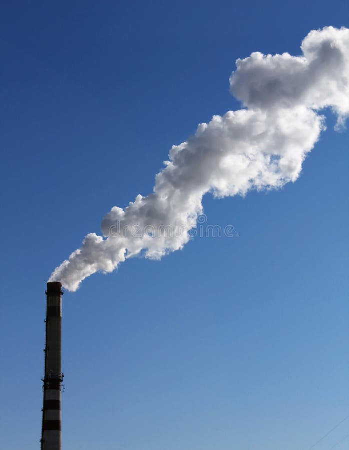 Smoke from a pipe stock photo. Image of power, clean - 18383202