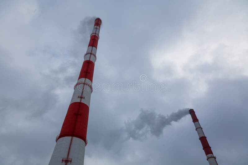 Smoke pipe stock photo. Image of construction, heat, ecology - 51626836