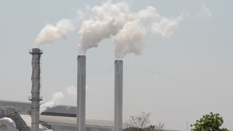 Smoke Pollution Chemical Fume Duct Pipe Stock Footage - Video of ...