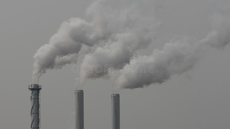 Smoke Pollution Chemical Fume Duct Pipe Stock Footage - Video of ...