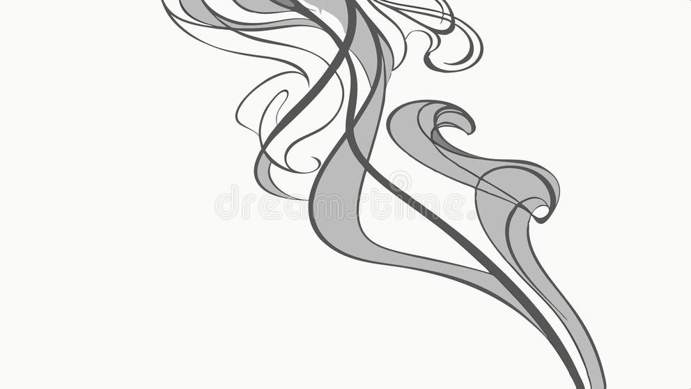 Smoke Puffs Illustration, Vapor Design Element Vector Design Generative ...