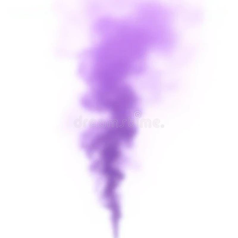 Smoke Purple Cloud on a White Background Stock Photo - Image of diagram ...