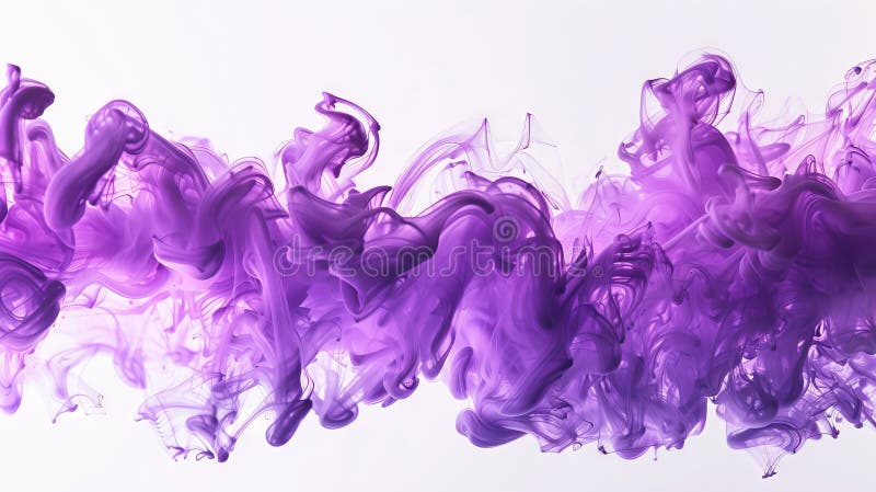 Smoke from a Purple Explosion Isolated on a Transparent Background ...