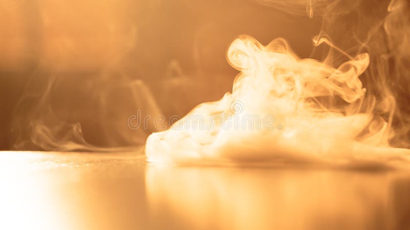 Smoke in the Rays of the Bright Warm Sun Stock Photo - Image of magic ...