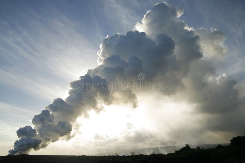 Smoke Rising stock image. Image of heat, tropical, large - 6805845