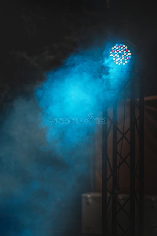 Smoke Seen As a Result of the Light Projected through it Stock Photo ...