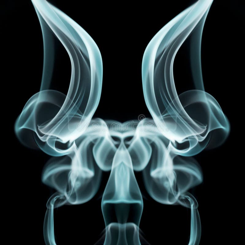 Smoke shapes on black stock image. Image of form, aromatherapy - 43150713