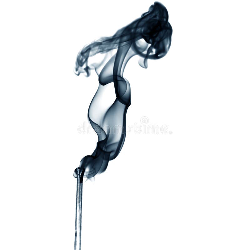 Smoke Shapes on White Background Stock Illustration - Illustration of ...