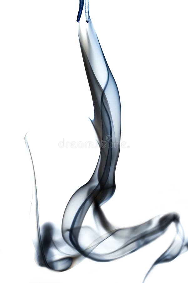 Smoke Shapes on White Background Stock Illustration - Illustration of ...