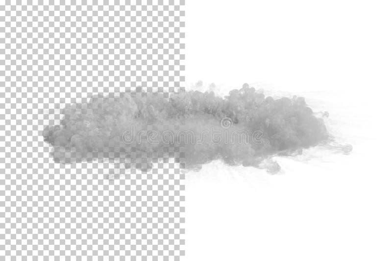 Smoke Shockwave on Transparent Background Stock Photo - Illustration of ...