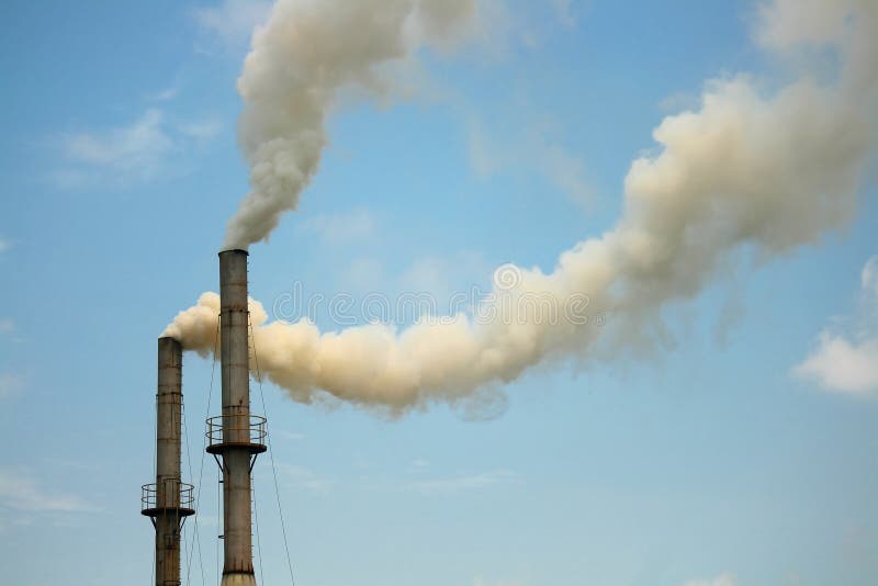 Smoke stack stock photo. Image of carbon, change, pollution - 18192068