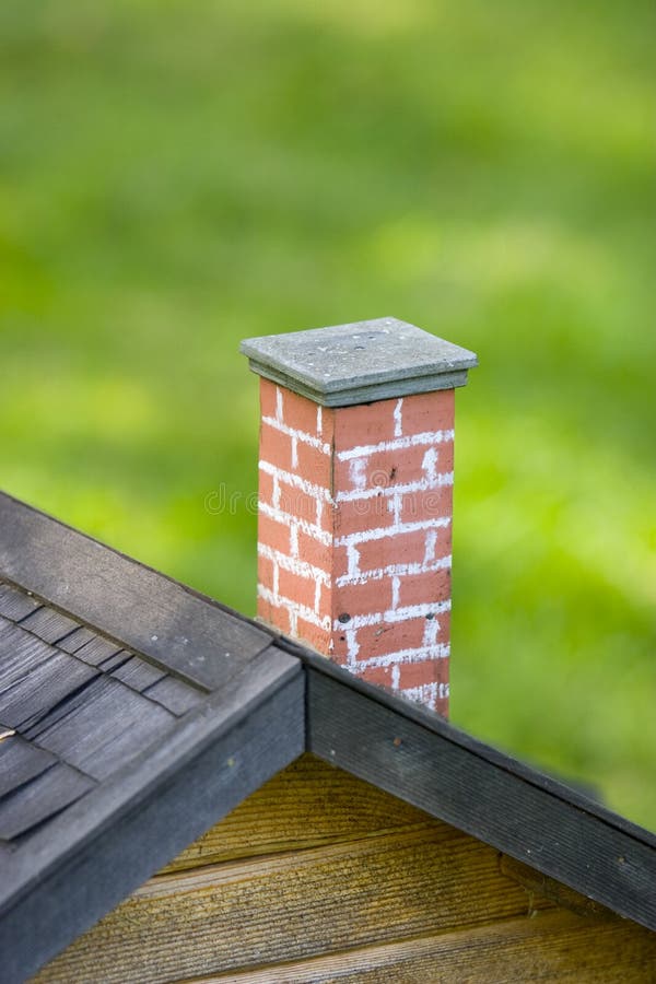 Smoke-stack stock image. Image of chimney, house, grass - 3032421