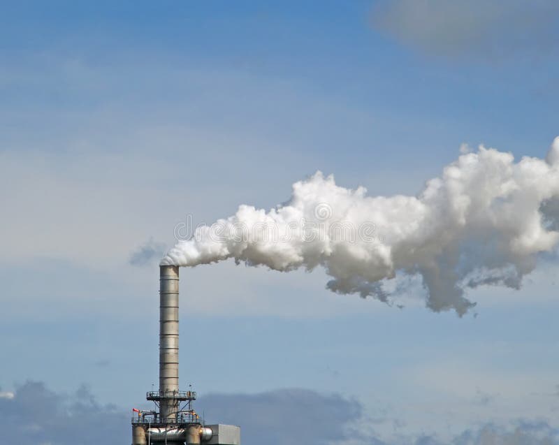 Smoke stack stock photo. Image of stack, single, processing - 5158212