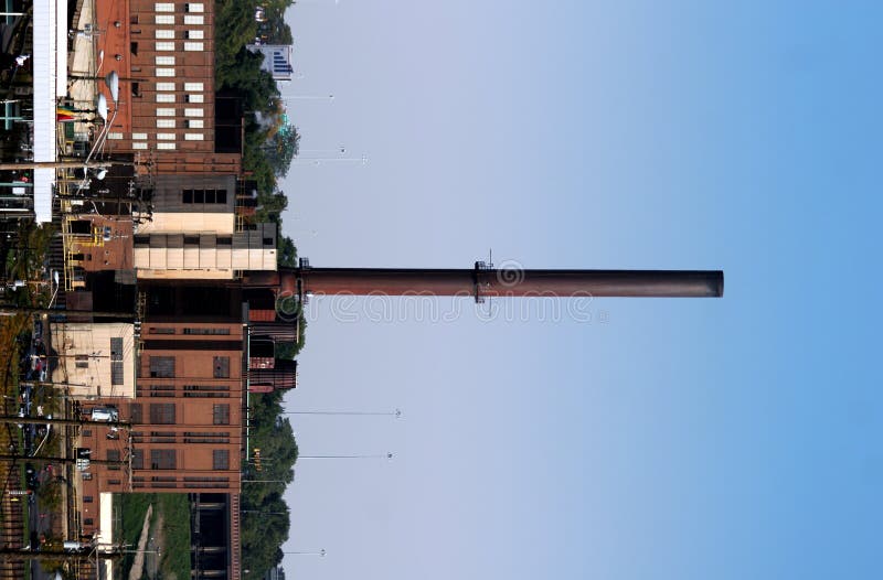 Smoke Stack on Building stock image. Image of smoke, pollution - 272939