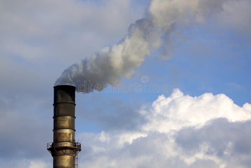 Smoke Stack Pollution stock image. Image of smoke, energy - 17729067