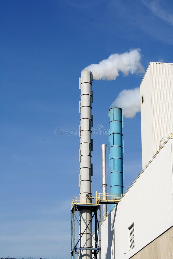 Smoke Stacks stock photo. Image of plant, power, smog - 1492882