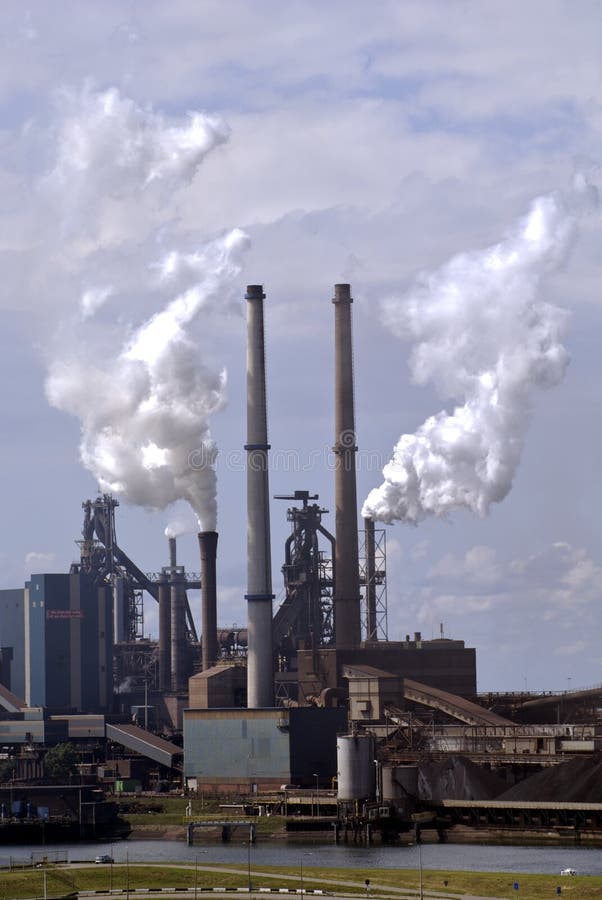 Smoke Stacks stock photo. Image of power, stack, steam - 6016438