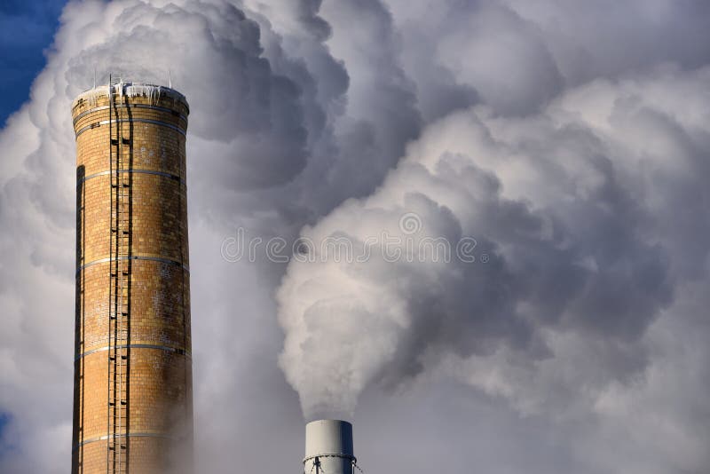 Smoke Stacks stock image. Image of stack, generation - 49813331