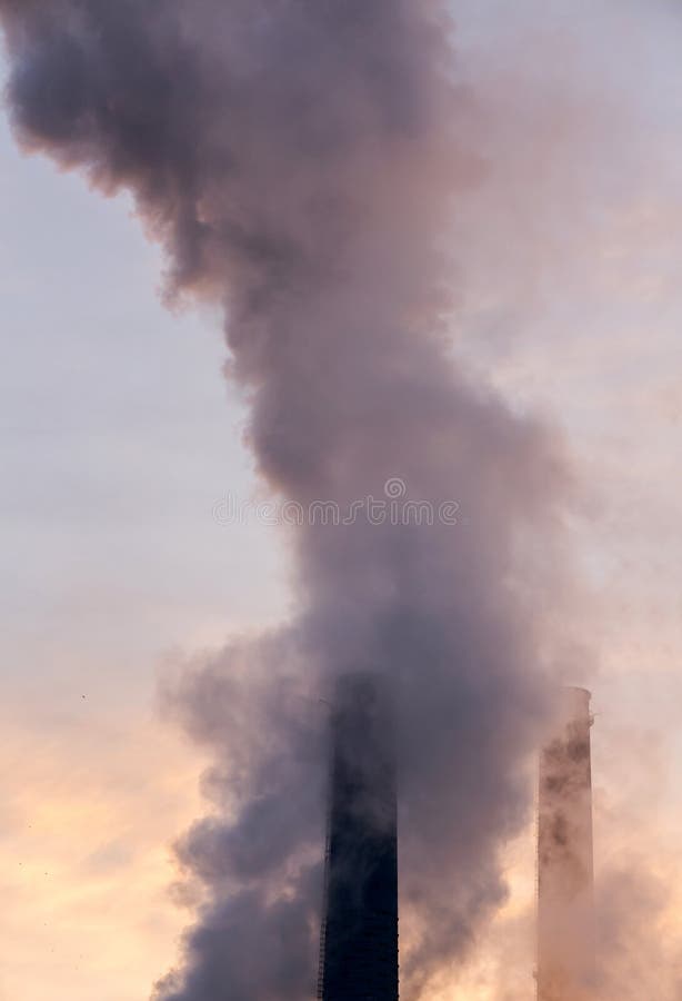 Smoke stacks pollution stock photo. Image of contaminate - 50591034