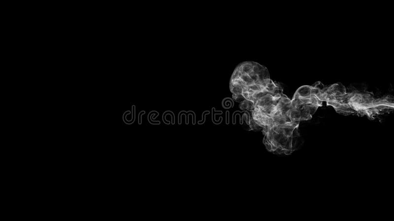 Smoke, Steam Explosion of Particles, Puff Stock Illustration ...