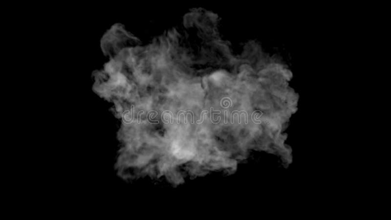 Smoke, Steam Explosion or Puff Stock Image - Image of wave, trail ...