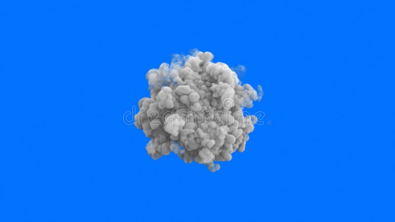 Smoke, Steam Explosion or Puff Stock Illustration - Illustration of ...