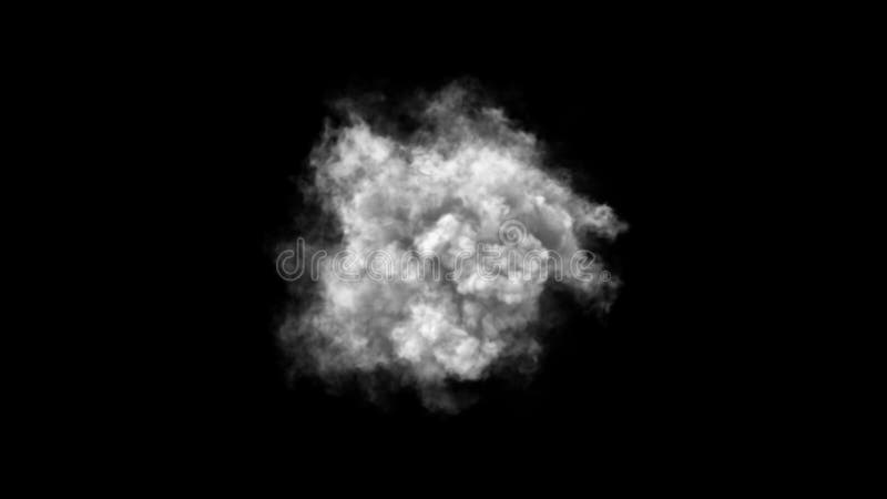 Smoke, Steam Explosion or Puff Stock Illustration - Illustration of ...