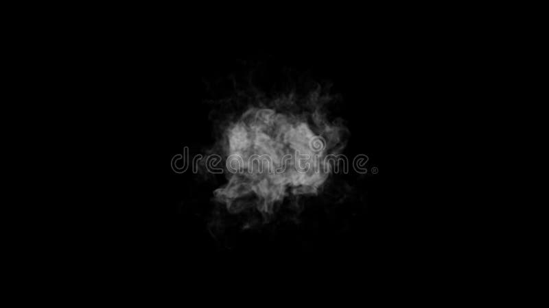 Smoke, Steam Explosion or Puff Stock Illustration - Illustration of ...