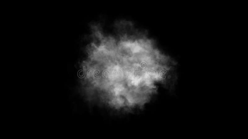 Smoke, Steam Explosion or Puff Animation with Alpha Channel Stock Video ...