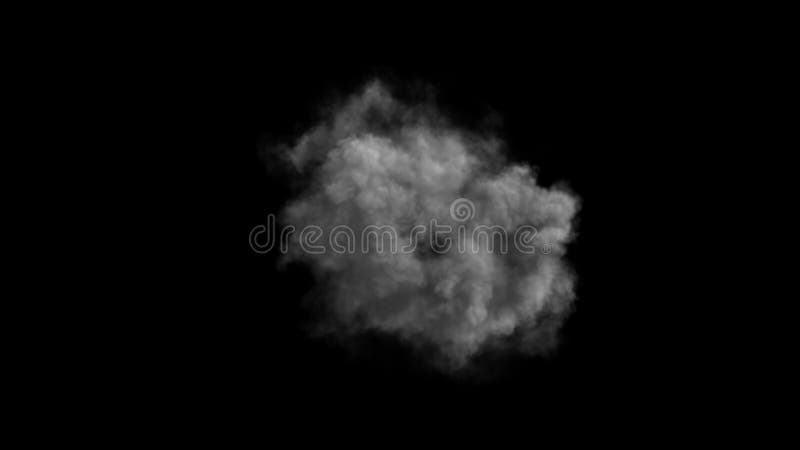 Smoke, Steam Explosion or Puff Animation with Alpha Channel Stock ...