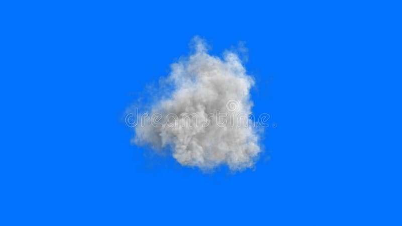 Smoke, Steam Explosion or Puff Stock Illustration - Illustration of ...