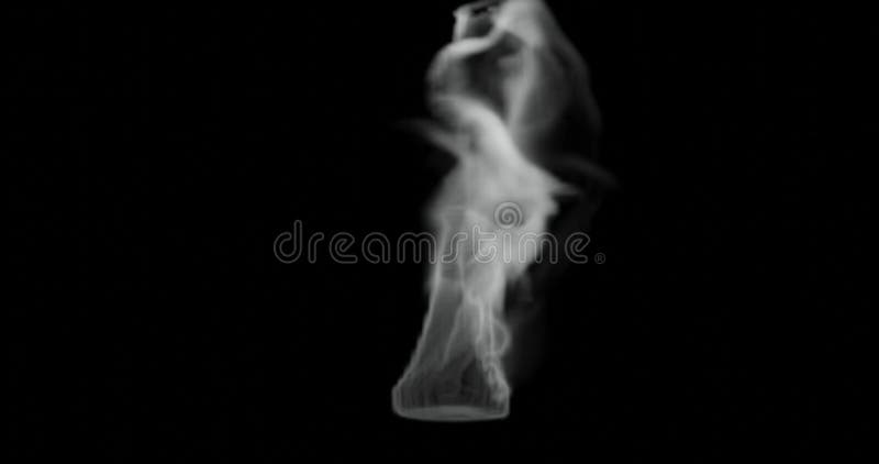 Smoke or Steam for Hot Food or High Temperature Effects Stock Video ...