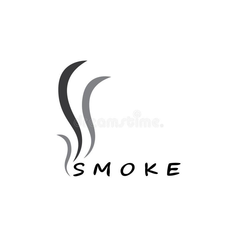 Smoke Steam Logo Vector Template Illustration Stock Illustration ...