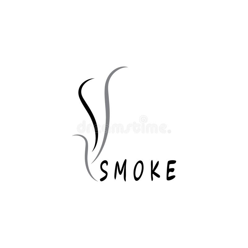 Smoke Steam Logo Vector Template Illustration Stock Illustration ...
